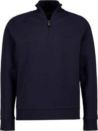 HUGO BOSS Herren Pullover blau unifarben