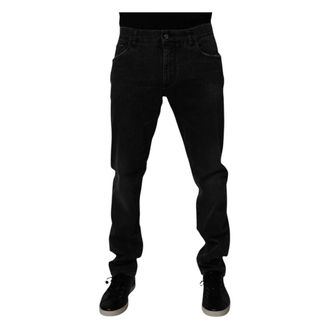 Dolce & Gabbana Hellblaue Leaf Classic Denim Jeans - - Jeans - Herren - Blau - M