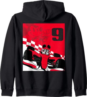 Disney Racing 9th Birthday 9 Years Old Mickey Mouse Race Car Kapuzenjacke