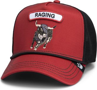 Goorin Brothers Tier Farm Trucker-Cap mit Schnur-Riemen Stick-Strick-Snapback Verstellbarer Kappen, One size