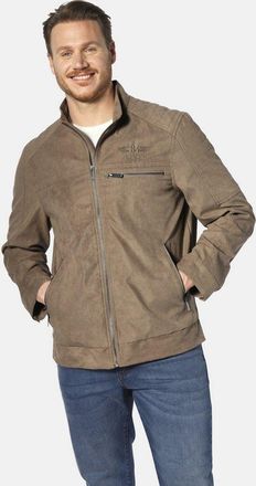 Jan Vanderstorm Lederjacke TORMAR mit Reißverschlusstaschen