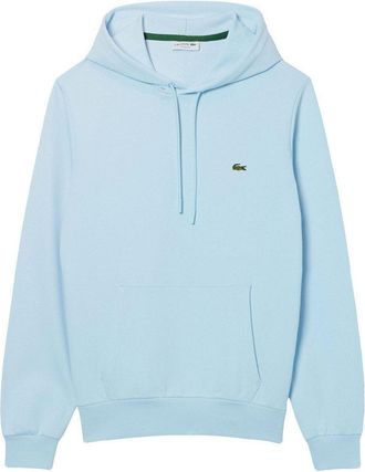 Lacoste Kapuzensweatshirt Hoodie aufgesticktes Krokodil-Logo auf der Vorderseite