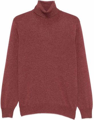Brunello Cucinelli Pull Col Rond - Rouge Brun