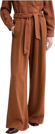 Sessun Damen, Hosen, Braun, SGr&ouml;&szlig;e
