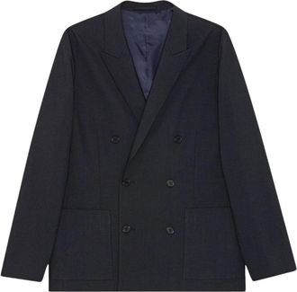 Nn.07 Nn07, Homme, Vestes, Bleu, Taille: L Jordin Double-Breasted Blazer