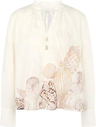 Marc Cain Femme, Blouses et Chemises, Multicolore, Taille: 44 FR Blouses