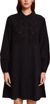 Esprit Damen 033ee1e322 Kleid, 001/Black, 34