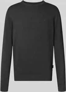 Bugatti Relaxed Fit Strickpullover aus reiner Baumwolle