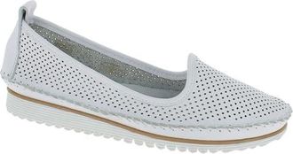 Andrea Conti Mocassins pour Femme 0021714, Pointure:40 EU, La Couleur:Blanc