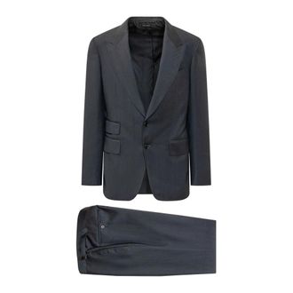 Tom Ford Zweiteiliger Anzug - - Suits - Herren - Blau - M