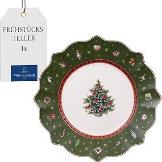 Villeroy & Boch Toys Delight Gr&uuml;ner Fr&uuml;hst&uuml;cksteller, 24 cm, Premium Porzellan