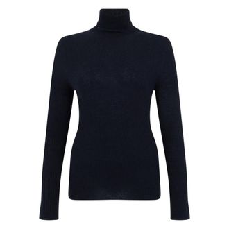 Fabiana Filippi Femme, Pulls, Noir, Taille: 36 FR Pull &agrave; col roul&eacute;