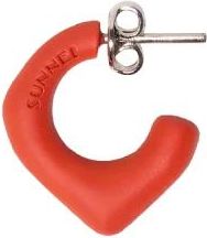 Sunnei Sunnei, Homme, Accessoires, Orange, Taille: ONE Size Single Metallized Earring
