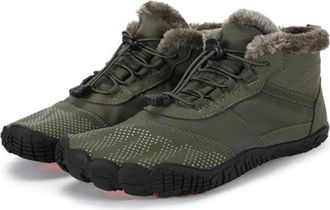 Pangolin Bottes dHiver Unisexe Chaudes Doubl&eacute;es Polaire - Chaussures Outdoor Mi-Montantes D&eacute;perlantes - La&ccedil;age/Serrage Rapide - Id&eacute;ales Neige, Randonn&eacute;e, March