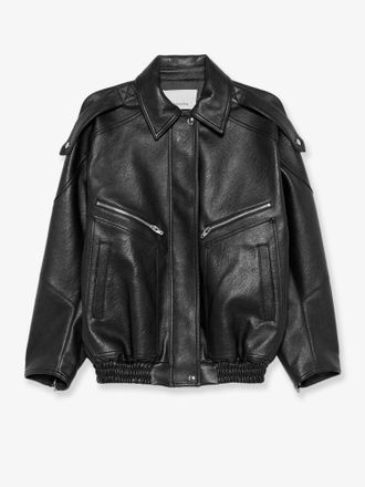 Frankie Shop Hudson faux leather jacket - THE FRANKIE SHOP - gender_Woman