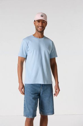 Jott T-shirt &agrave; col rond homme en coton Cendre marine Pedro - Taille XXL