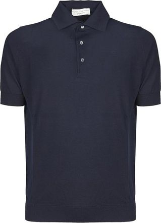 FILIPPO DE LAURENTIIS Homme, Tops, Bleu, Taille: L m/c Paramontura Polo