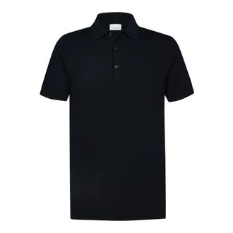 Profuomo Luxury Basic Polo - - Tops - Herren - Blau - XL