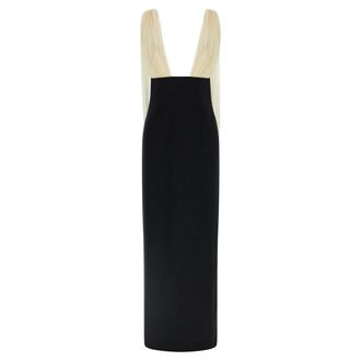 ARMARIUM Long Mara Dress - - Dresses - Damen - Schwarzk - M