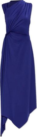 Victoria Beckham Femme, Robes, Bleu, Taille: 34 FR Robe Asym&eacute;trique Avec Drap&eacute;