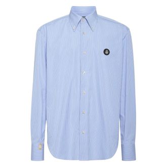 Billionaire Boys Club Homme, Chemises, Bleu, Taille: XL Popeline Shirt Regular Fit