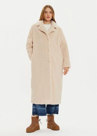 Guess Pelzmantel New Alina W3BL86 WF2C2 Beige Regular Fit