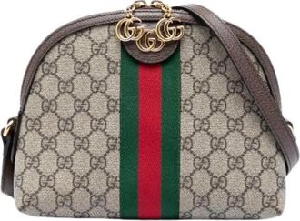 Gucci Sac bandouli&egrave;re Ophidia Pre-owned - Femme - Pre-owned - Beige - Taille: ONE Size
