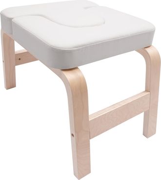 Generic WOLEGM Yoga Kopfstandbank Inversionsstuhl 200 kg Tragkraft f&uuml;r das Familien-Fitnessstudio, Kopfstandtrainer mit Holzrahmen und PU Polster, Stand-Yoga-