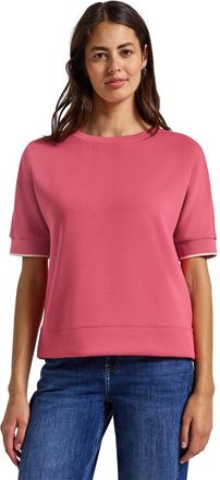 Street One Damen 3227578 Silk-Look Shirt, Almond Coral, 34