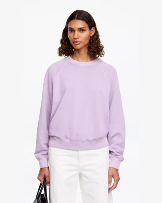 Arket Frottee-Sweatshirt -Lila