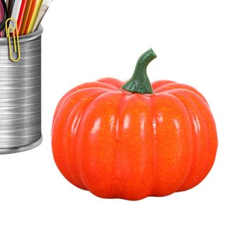 Generico Gef&auml;lschte K&uuml;rbisse, kleines Schaumstoffspielzeug, Halloween-Dekoration, Tisch f&uuml;r gruselige Nachtdekorationen, K&uuml;rbisse f&uuml;r Halloween, Thanksgiving, 