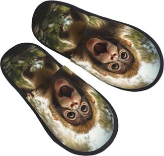 Generic Singe Unisexe Chaussures De Maison Antid&eacute;rapantes Pantoufles Confortable Chaussons Pour Automne Ext&eacute;rieur Int&eacute;rieur M