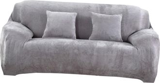 Valiclud TOBBOMEY Elastischer Dicker Sofabezug aus Polyester Spandex rutschfeste Sofahusse Sitzer Pflegeleicht Schützend gegen Flecken und Abnutzung Geeignet f