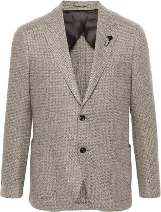 Lardini Homme, Vestes, Brun, Taille: M Blazer crois&eacute; entrecrois&eacute; Lardini