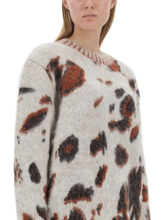 Stella McCartney Spotted Wool Alpaca Blend Sweater - Multicolor