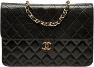 Chanel Sac bandouli&egrave;re matelass&eacute; doccasion - Femme - Pre-owned - Noir - Taille: ONE Size