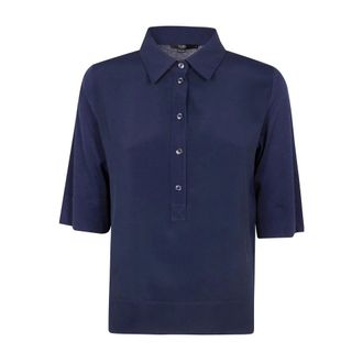 Seventy Femme, Tops, Bleu, Taille: 40 FR Ensemble T-shirt et Polo Bleu