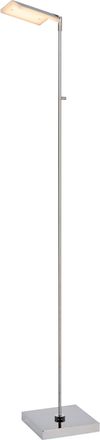 Lucide AARON - Stehlampe Mit Leselampe - LED Dim. - CCT - 1x12W 2700K/4000K - Chrom