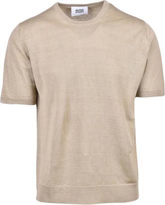 Alpha Studio Homme, Pulls, Beige, Taille: L Pullover Garzato