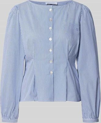 Rich & Royal Bluse aus Baumwoll-Mix mit Peplum-Saum