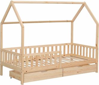 Happy Garden Happy Garden - Lit cabane pour enfant 190x90cm en bois avec tiroirs marceau