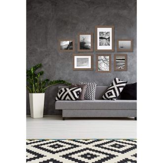 Henzo Driftwood Wall-Set Bilderrahmen, Holz, braun, multi