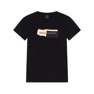 A|X Armani Exchange Damen, Oberteile, Schwarzk, LGr&ouml;&szlig;e