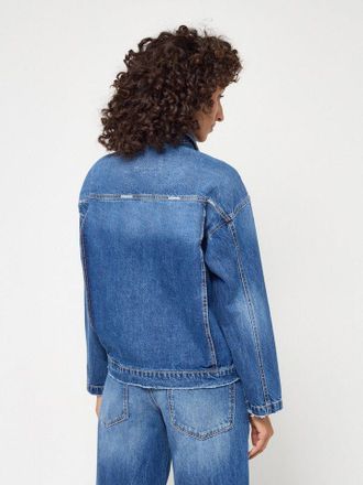 Gang Jeansjacke 94ZORA JACKET im Oversize Fit, Destroyed-Effekte