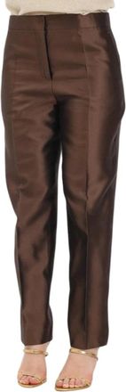 Max Mara Femme, Pantalons, Brun, Taille: 42 FR MSTBacio Pantalons