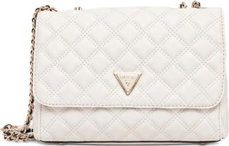 Guess Co sac porté épaule Giully à design matelassé - Blanc