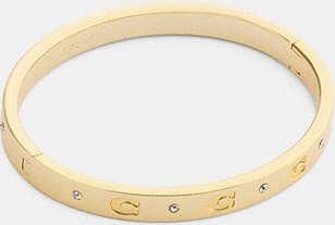 Coach Repeated C Armreif Mit Scharnierverschluss