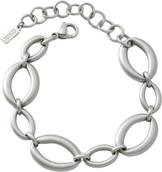 Dansk Copenhagen Sigrid Waterproof Silver Stainless Steel Bracelet - Brushed Finish - - Accessories - Damen - Grau - ONE SIZE