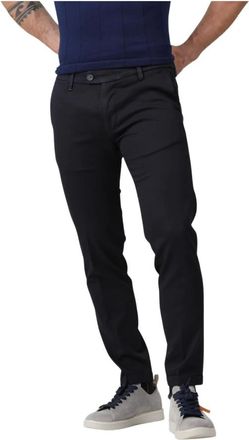 Re-hash Homme, Jeans, Bleu, Taille: W40 Chinos avec ourlet retourné