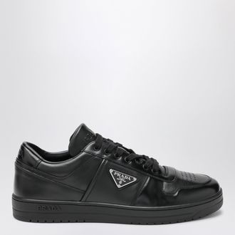 Prada Schwarze Downtown-Sneakers aus Leder